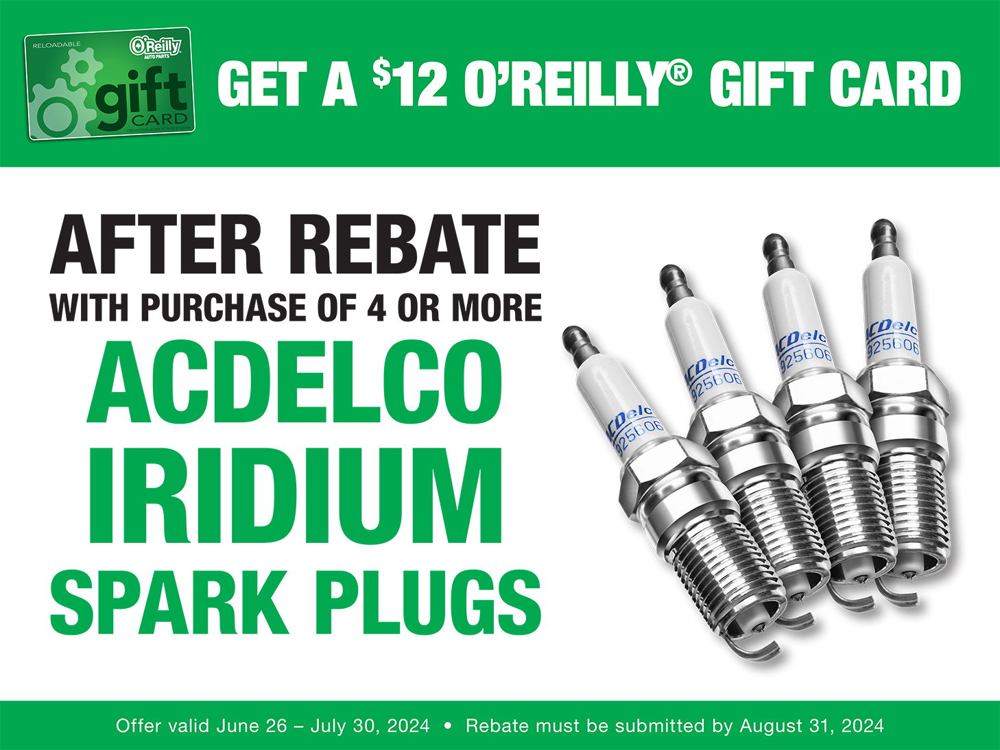 O'Reilly Auto Parts Rebate
