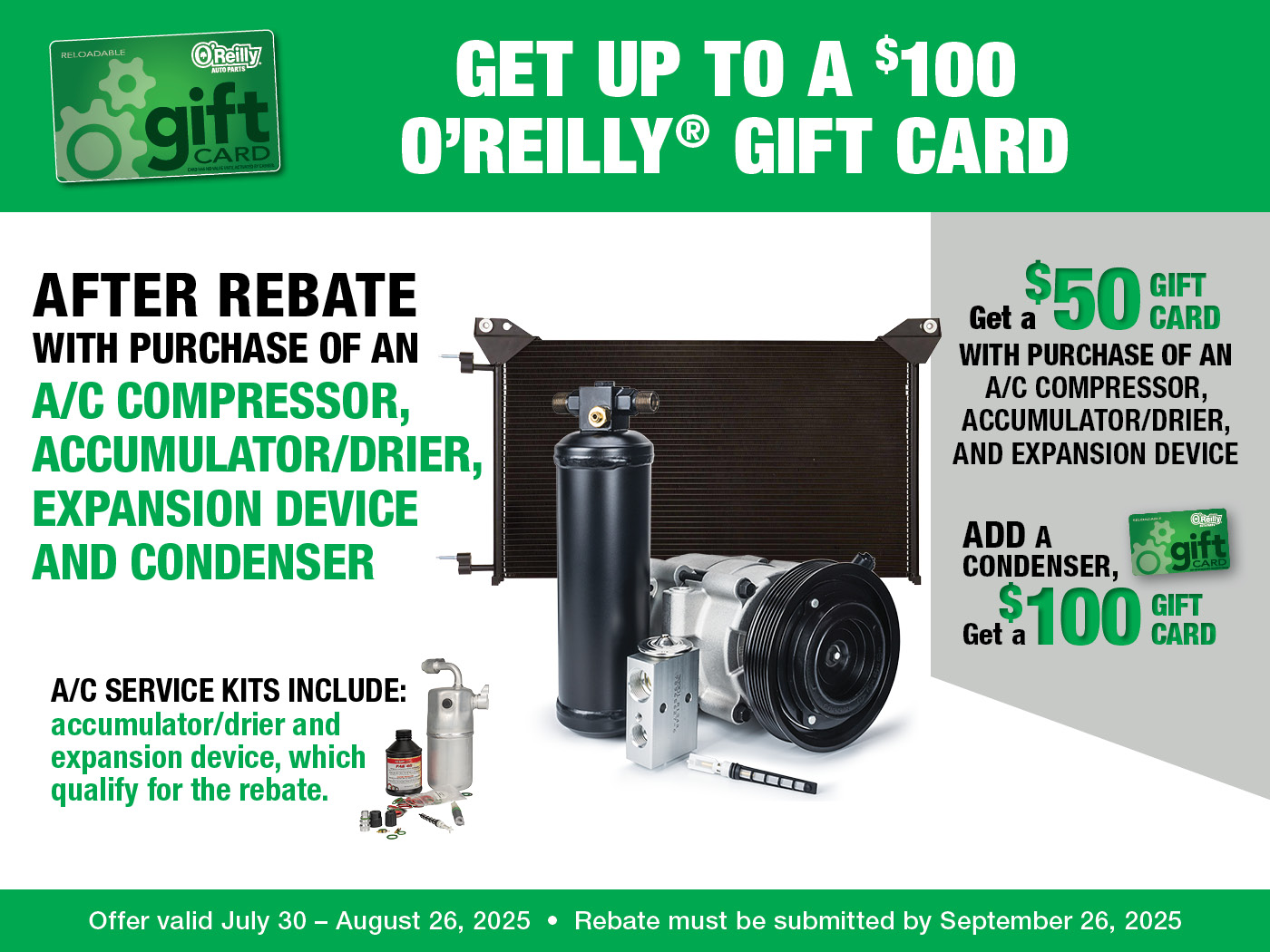 O'Reilly Auto Parts Rebate